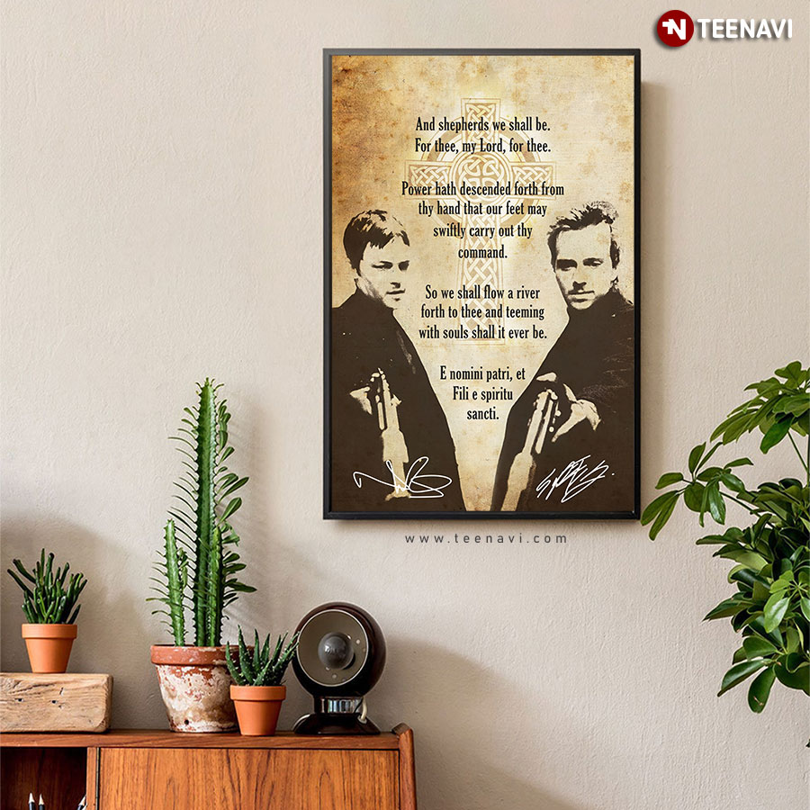 Boondock Saints Prayer Poster